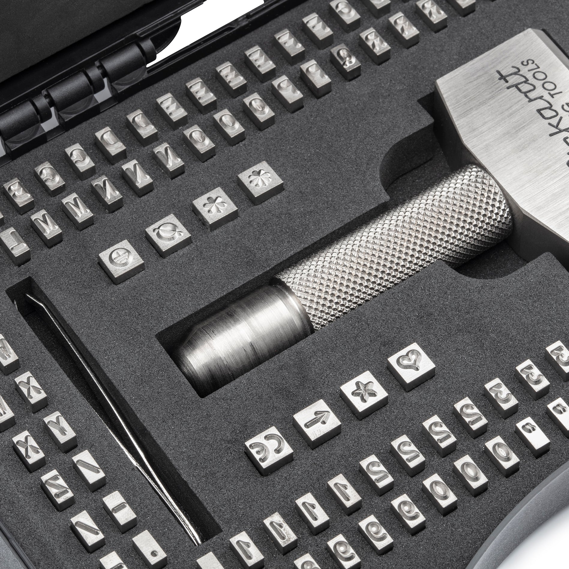 Steel Types with Vespa Logo • Pickardt Marking Tools